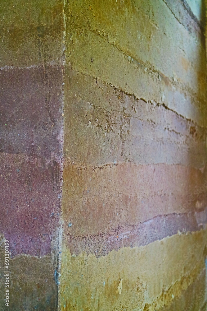rammed earth wall corner background texture Stock Photo | Adobe Stock