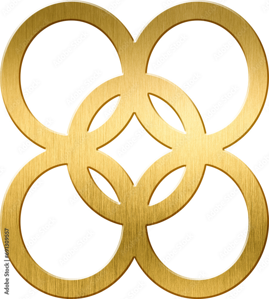 Kuntinkantan (Do Not Boast) in Gold - A Humbling Ghanaian Adinkra ...