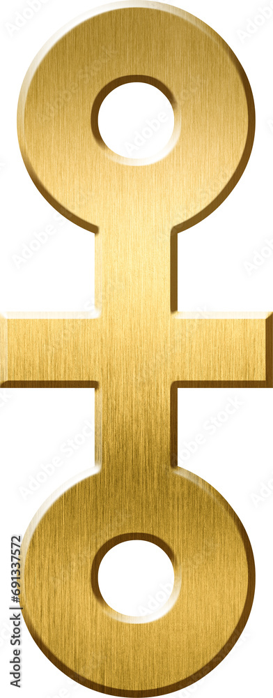 Resin Alchemical Symbol in Gold - Symbolizing Stickiness, Natural ...