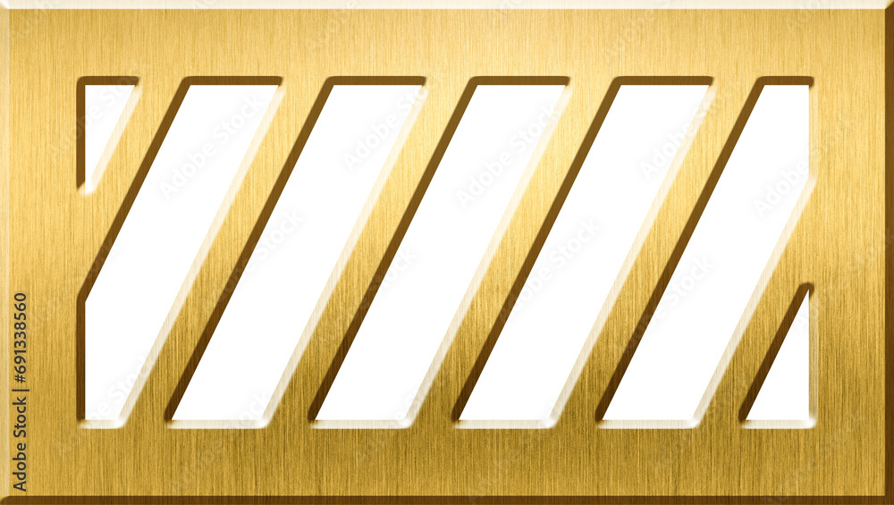 Sulphate of Tin Alchemical Symbol in Gold - Symbolizing Stability ...