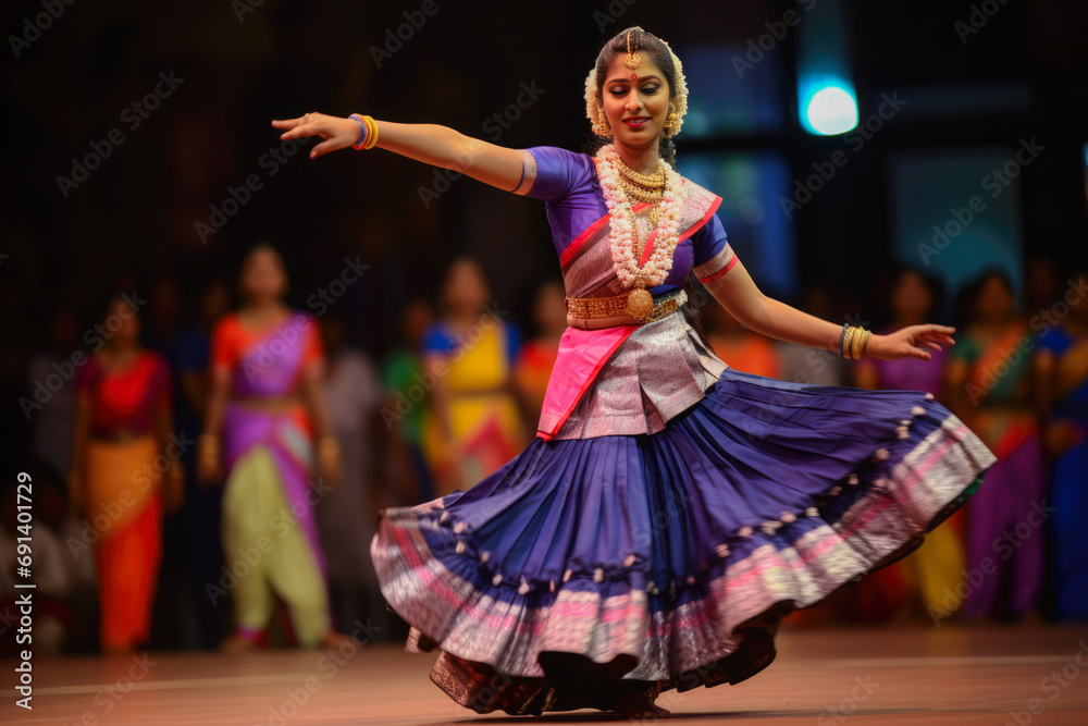Foto de Cultural dancing competitions in India, proud, tradition ...