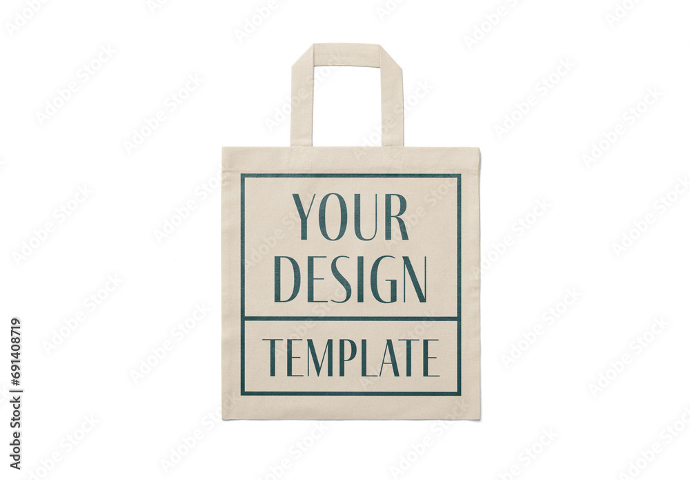 Mockup of customizable tote bag against editable background Stock ...