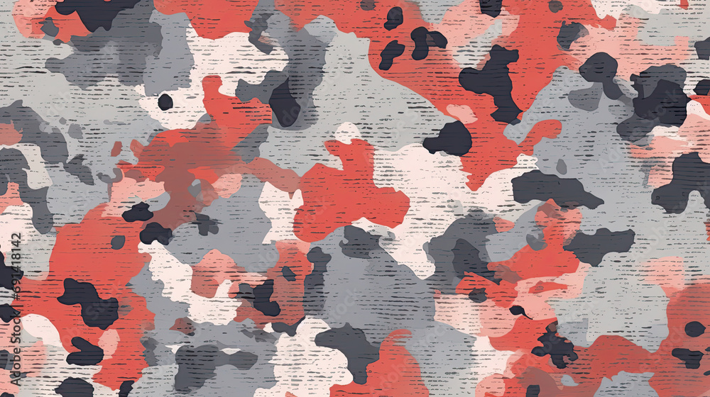 Seamless rough textured military, hunting, paintball camouflage pattern ...