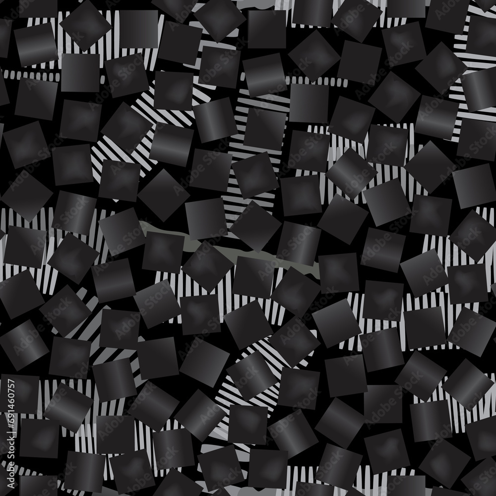 Abstract modern monochrome pattern. Abstract trendy texture. Print with ...