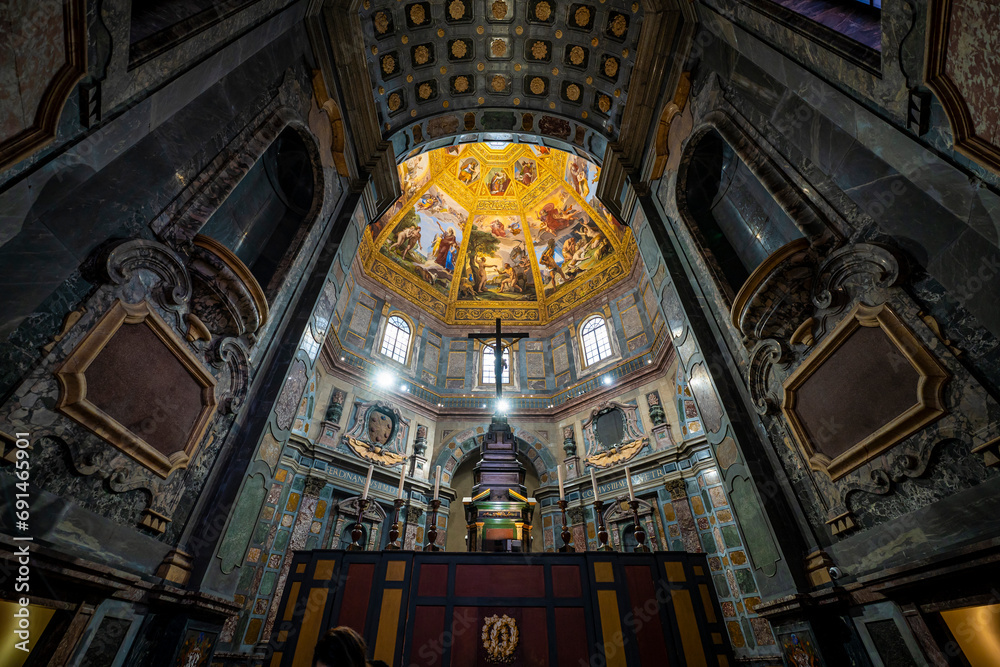 Florencia, Italy- January 16, 2023: The Medici Chapels are part of the ...