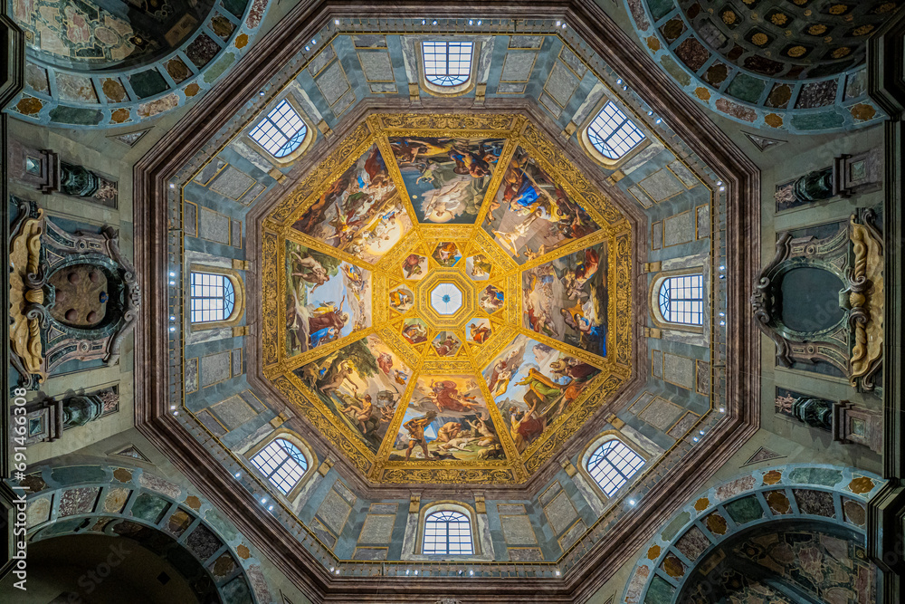 Florencia, Italy- January 16, 2023: The Medici Chapels are part of the ...