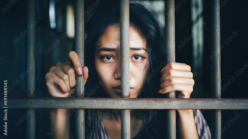 The woman ran into prison bars in horror. The pain and suffering of a ...