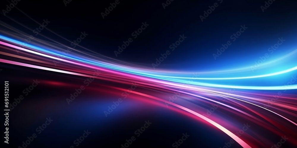 Future technology line background and light effect, cyberpunk style ...