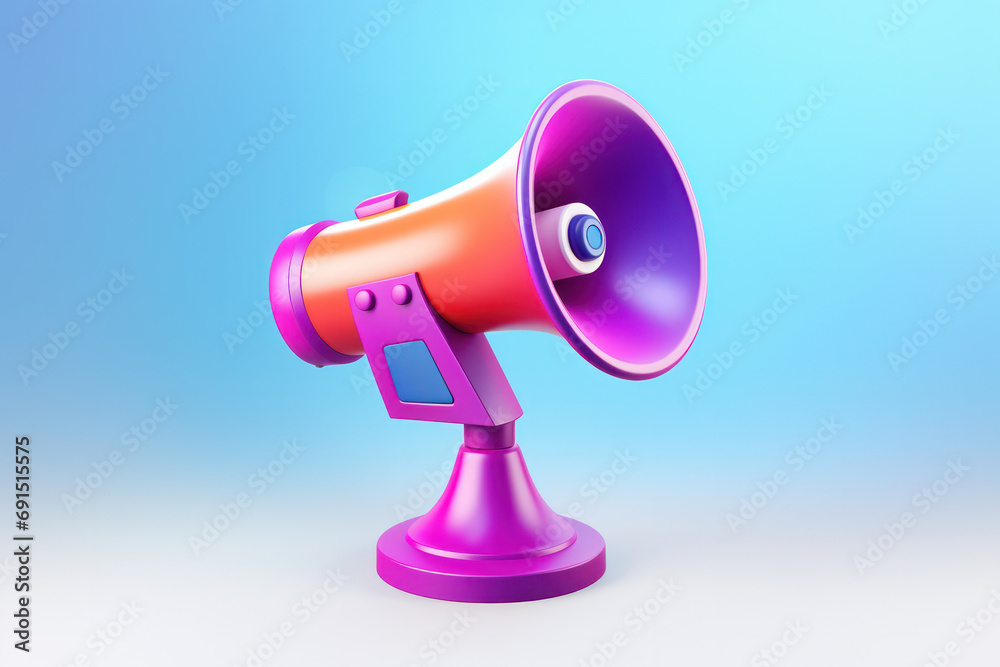 Minimalist Echo, 3D Megaphone Speaker in Simple Form - Subtle Design ...