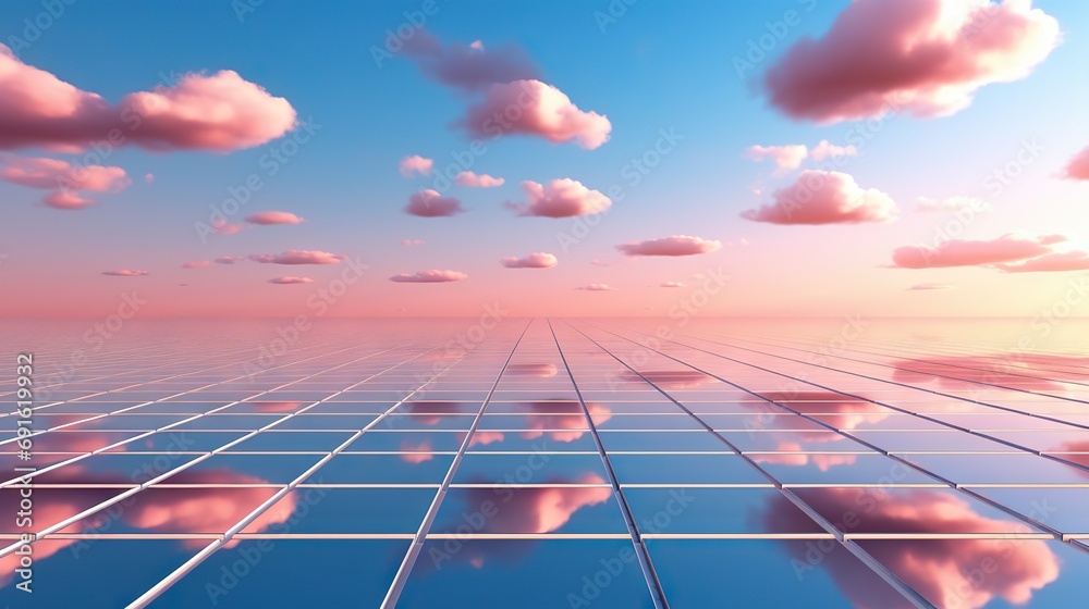 Nostalgic Reflections Liminal Space 1990s Style 3D Computer Graphics ...