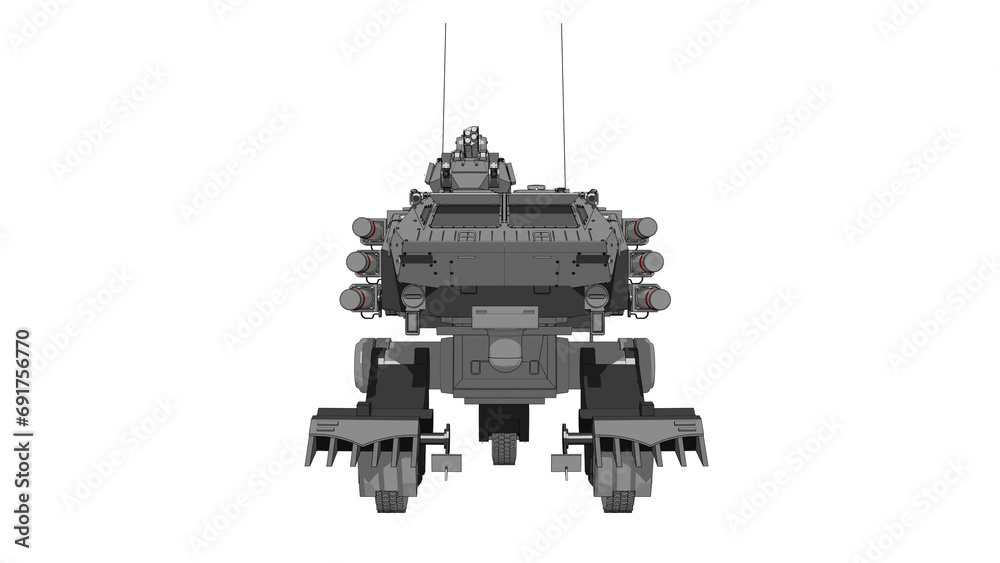 Mongoose Light Tank Calvary Mechanized Military Vehicle Stock ...