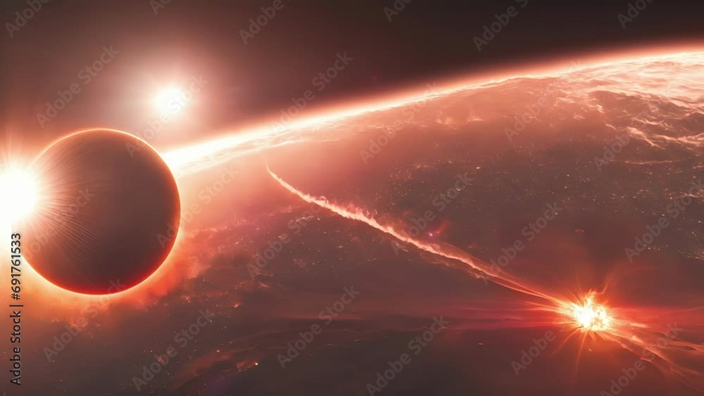 chart reveals large solar prominence extending from right side sun ...