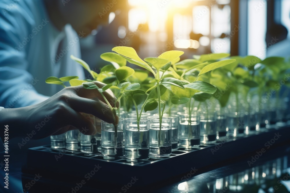 Environment and biotechnology, Growing and studying plants in ...