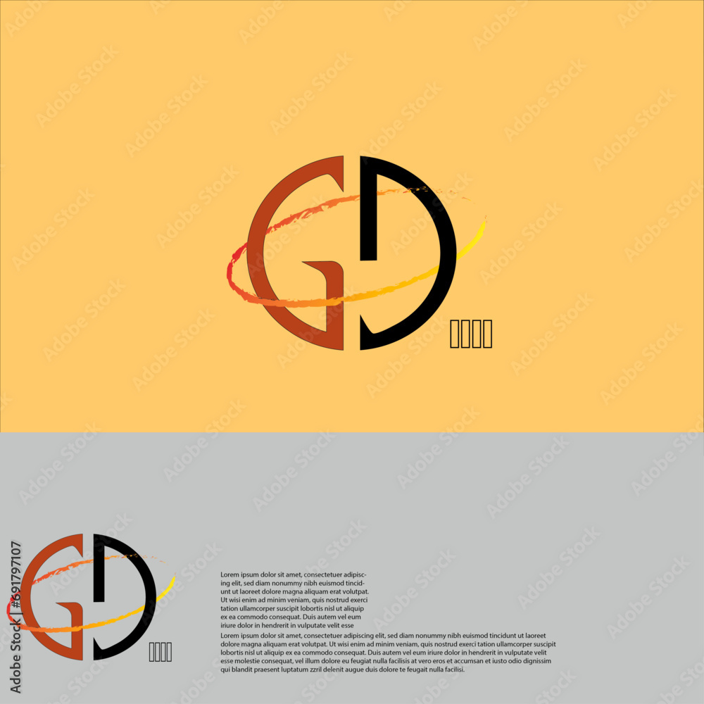 Vecteur Stock GD star logo png. GD star logo design.GD star logo images ...