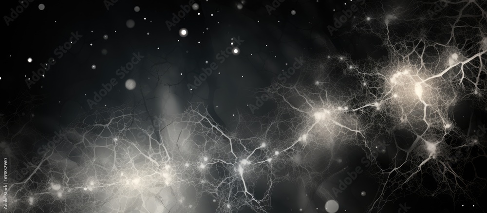 ภาพประกอบสต็อก Micrograph of cerebellar cortex with basket cells ...