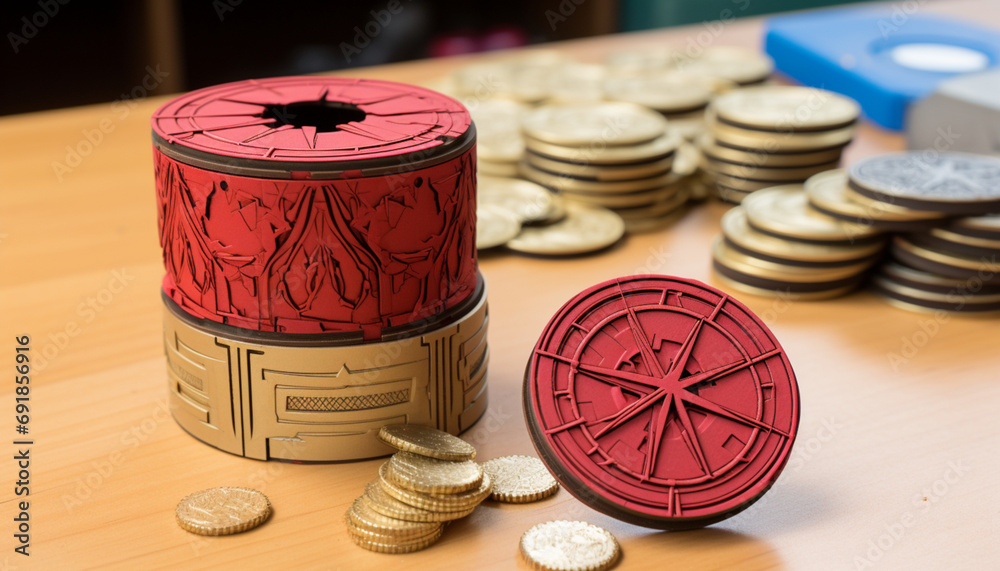 Create a set of 3D-printable magic props for kids, such as a ...