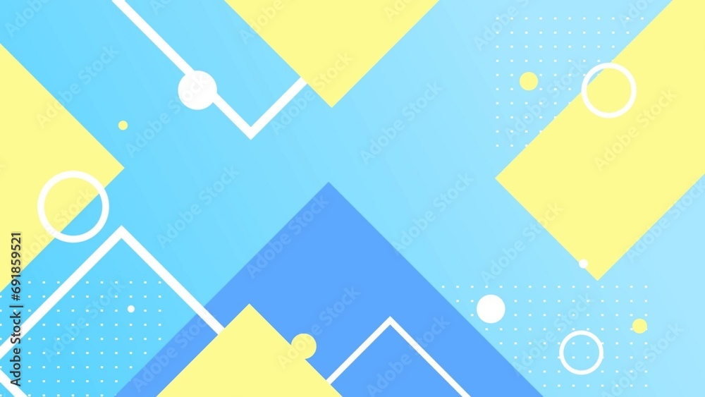 Modern Colorful Animated Shapes Background (Loopable) Stock Template ...