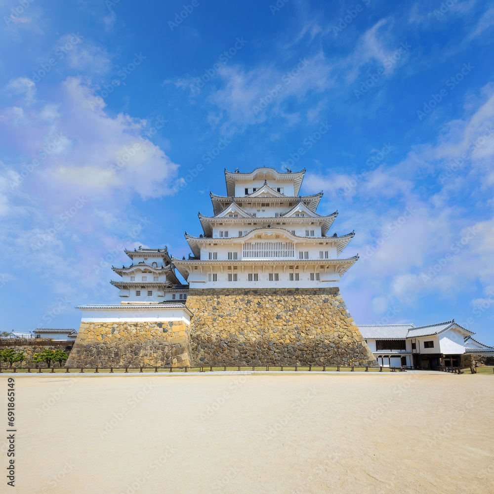 Himeji Castle AKA White Heron Castle. The castle is both a national ...