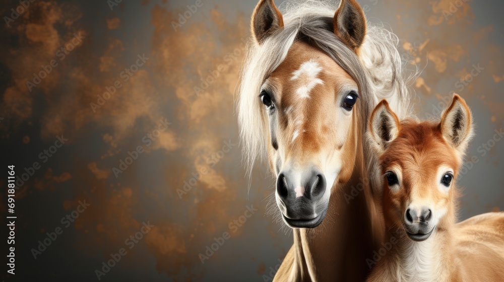 Horse Stud Her Beautiful Foal, HD, Background Wallpaper, Desktop ...