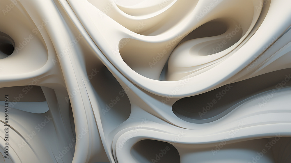 Amorphous forms and lines background. Stock Illustration | Adobe Stock
