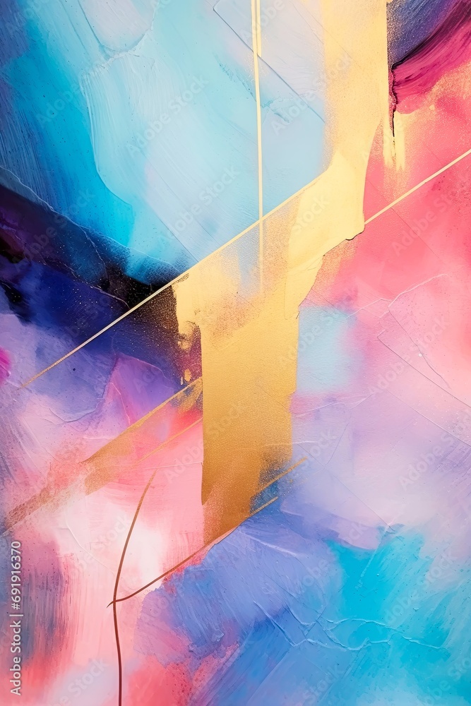 Oil paint drawing. Abstract colored background. Abstraction in the ...