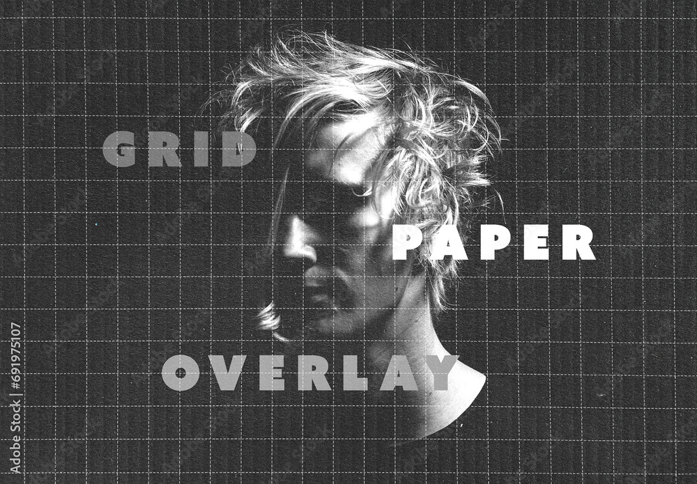 Grid Paper Overlay Template Texture Stock Template | Adobe Stock