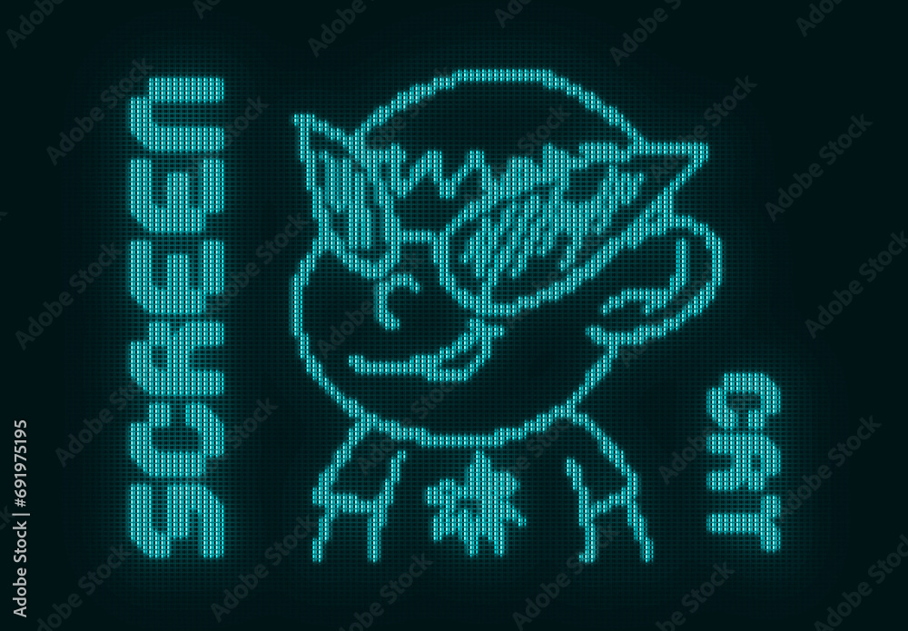Vintage CRT Screen Photo Effect Mockup Stock Template | Adobe Stock