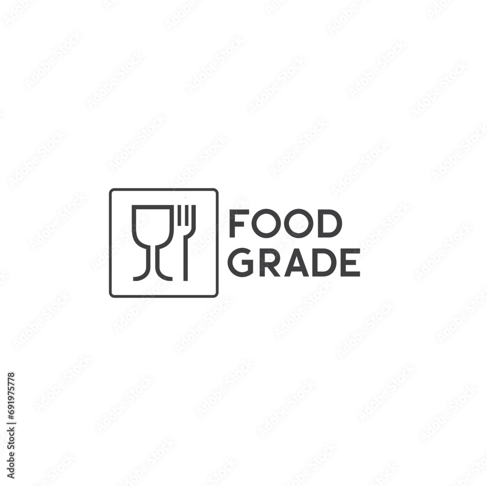symbol of food grade, icon, vector art. Stock Vector | Adobe Stock