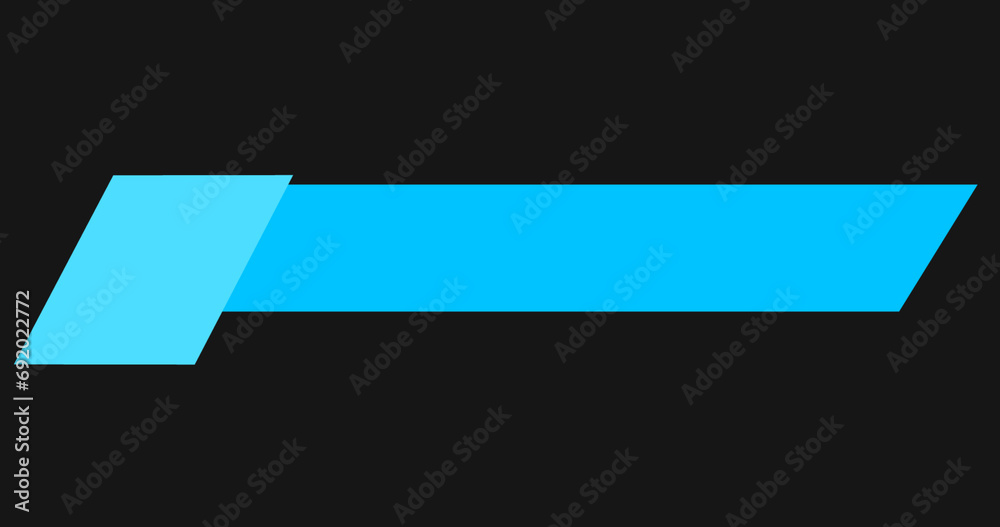 High-resolution illustration of the modern lower third. Smooth movement ...