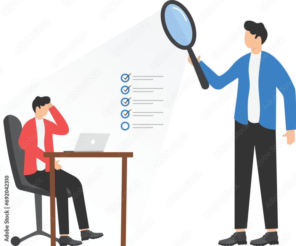 Employee performance assessment, giving review to improve productivity ...