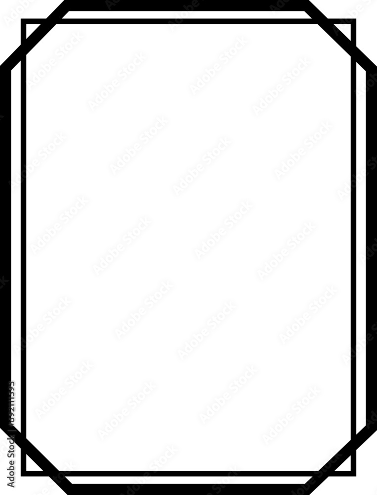 frames ,borders rectangular shape linear style. Old backgrounds. Vector ...