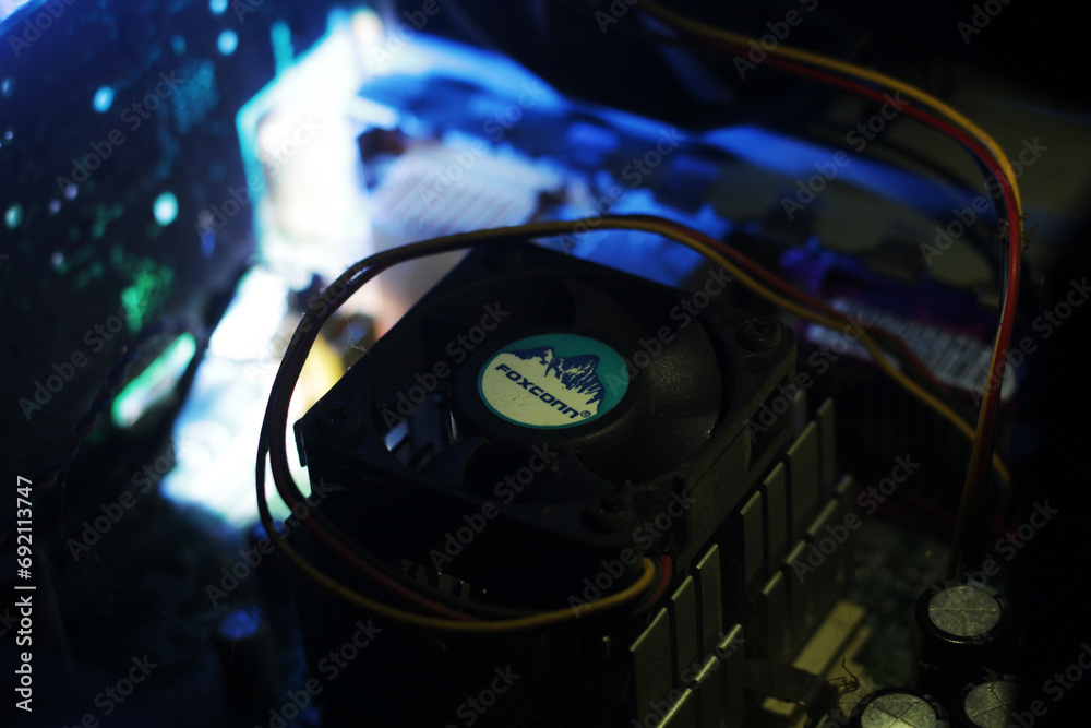 pringsewu, Lampung; December 14, 2023; fan hardware for Foxconn brand ...