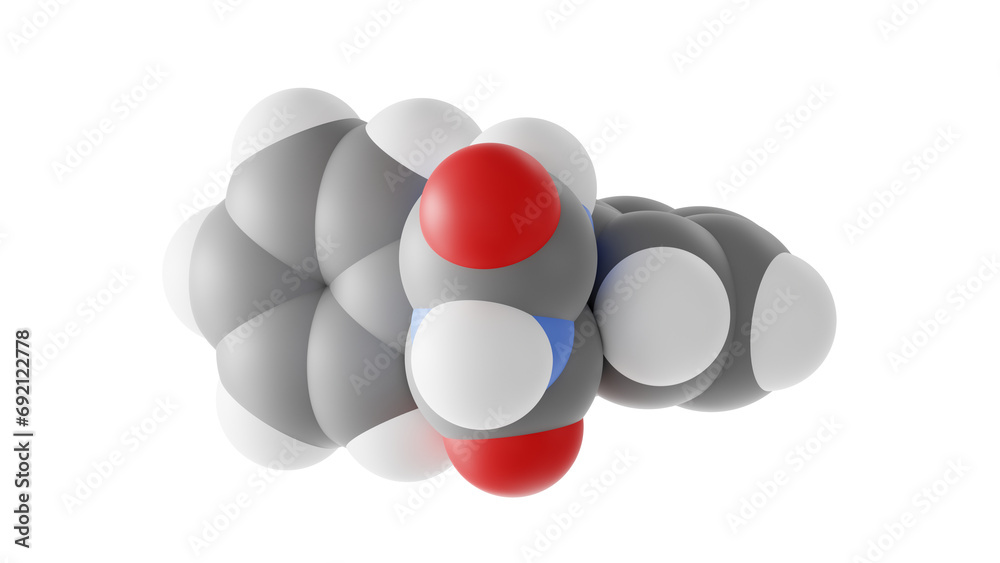 phenytoin molecule, anti-seizure medication, molecular structure ...
