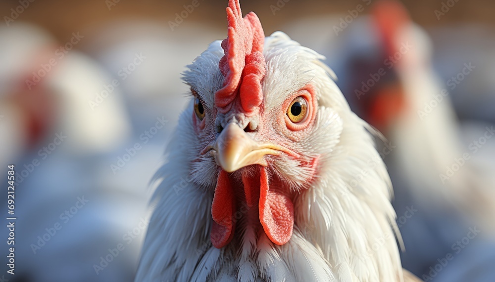 Stunning ecological and factory chicken contrast in breathtaking 16k ...