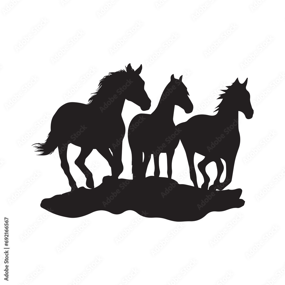 Vetor de Horses SVG, Horse Svg, Farm Animals SVG, Farm Life Svg, Horse ...