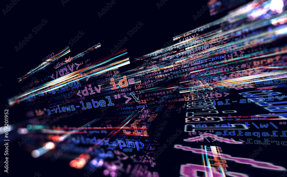 Fondo abstracto de ingeniería de programación y desarrollo de software ...