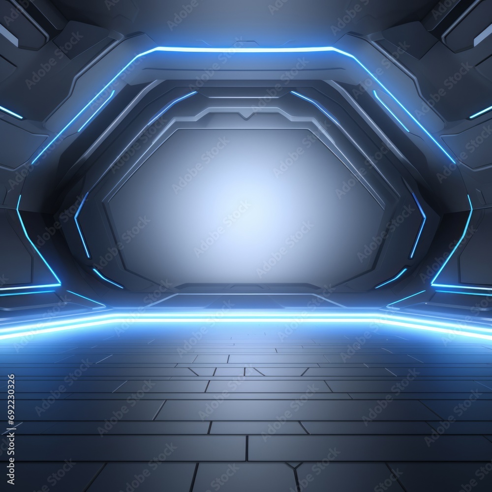 Futuristic abstract background, modern product presentation backdrop ...