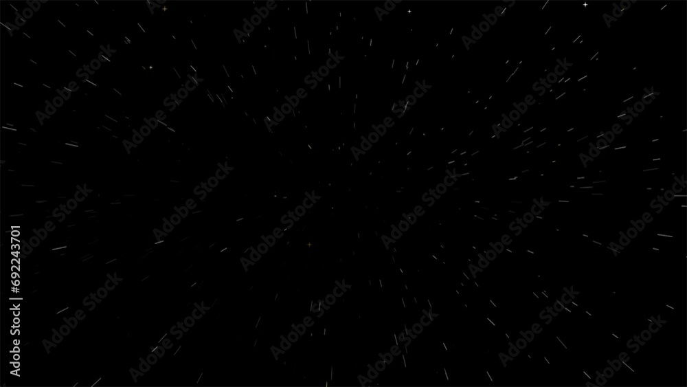 Animation of sparkling particle shapes. Constantly moving star effect ...