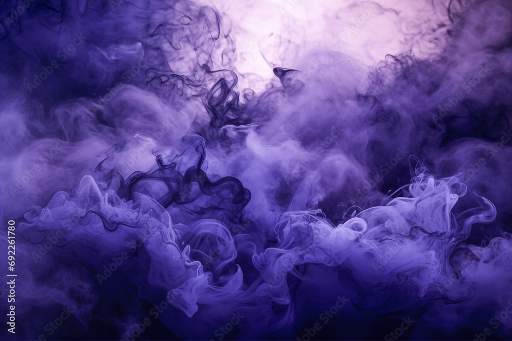 Smoke mist texture. Mysterious purple, grey, black colors in a smokey ...