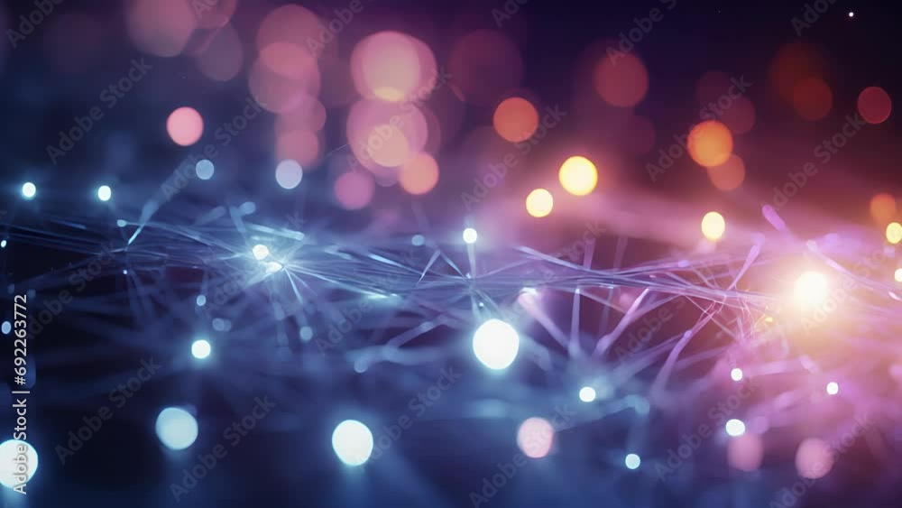 Closeup of two entangled particles separated by a vast distance, yet ...