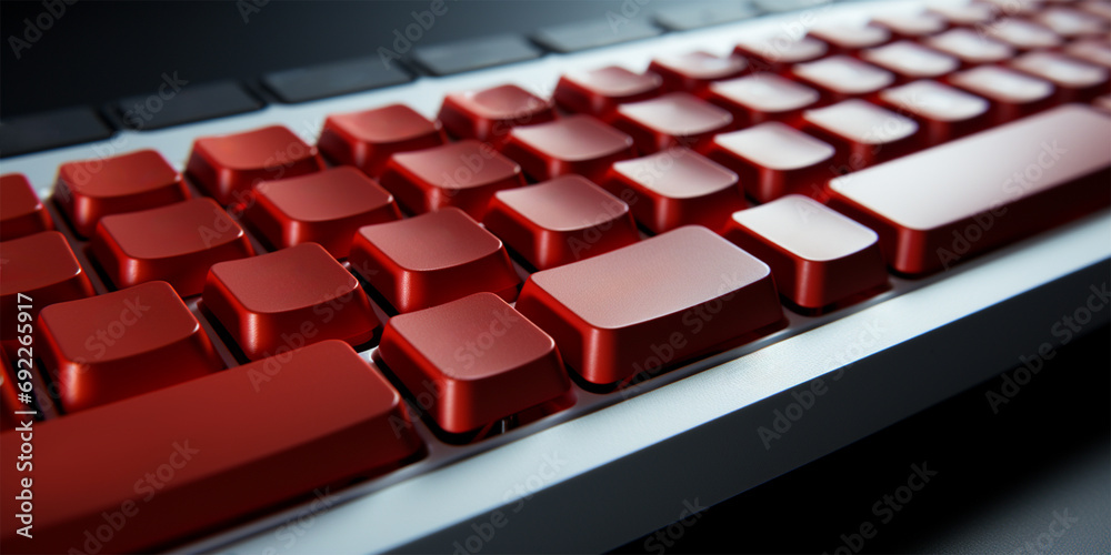red computer keyboard close-up. red keyboard layout without ... red computer keyboard close-up. red keyboard layout without ...