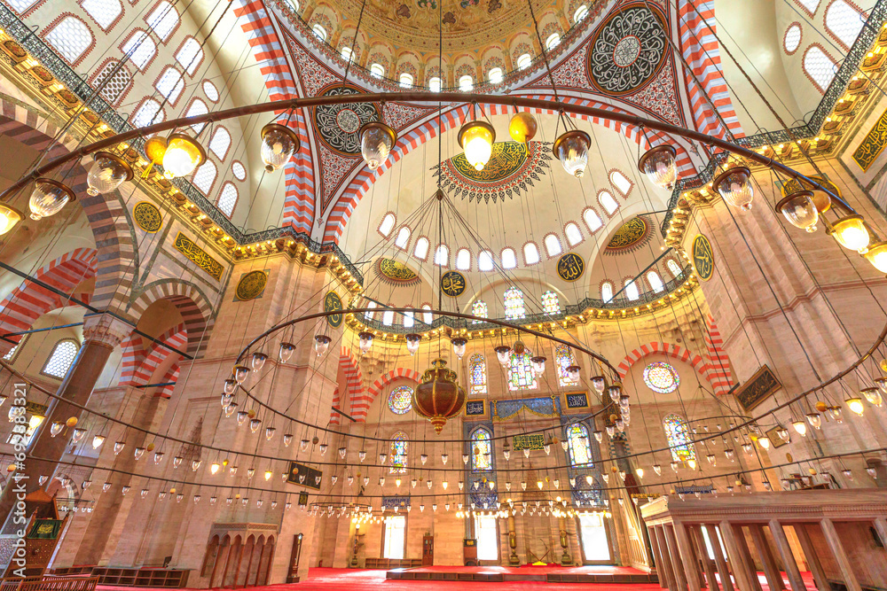Istanbul, Turkey - Aug 1, 2023: Suleymaniye Mosque in Istanbul ...