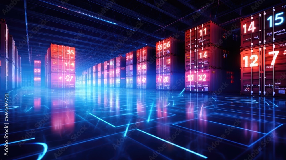 The concept of modern accounting and warehousing of containers in large ...