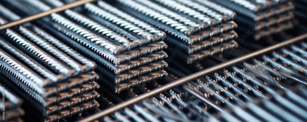 steel rebar mesh for reinforced concrete. hard connect construction ...