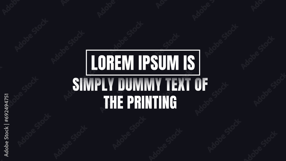 Text Animation Showcase Stock Template | Adobe Stock