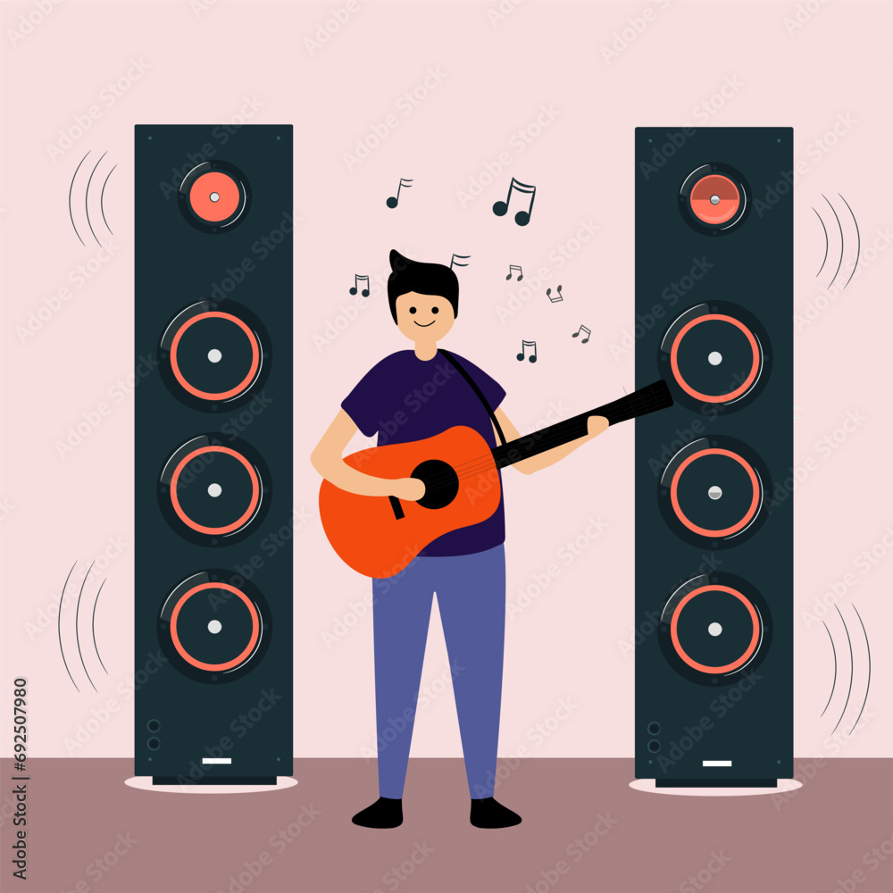 Immerse your audience in world of music with expressive illustration ...