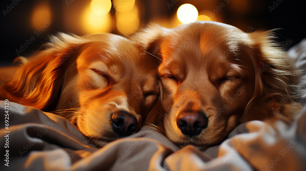 two dogs sleeping HD 8K wallpaper Stock Photographic Image Stock ...