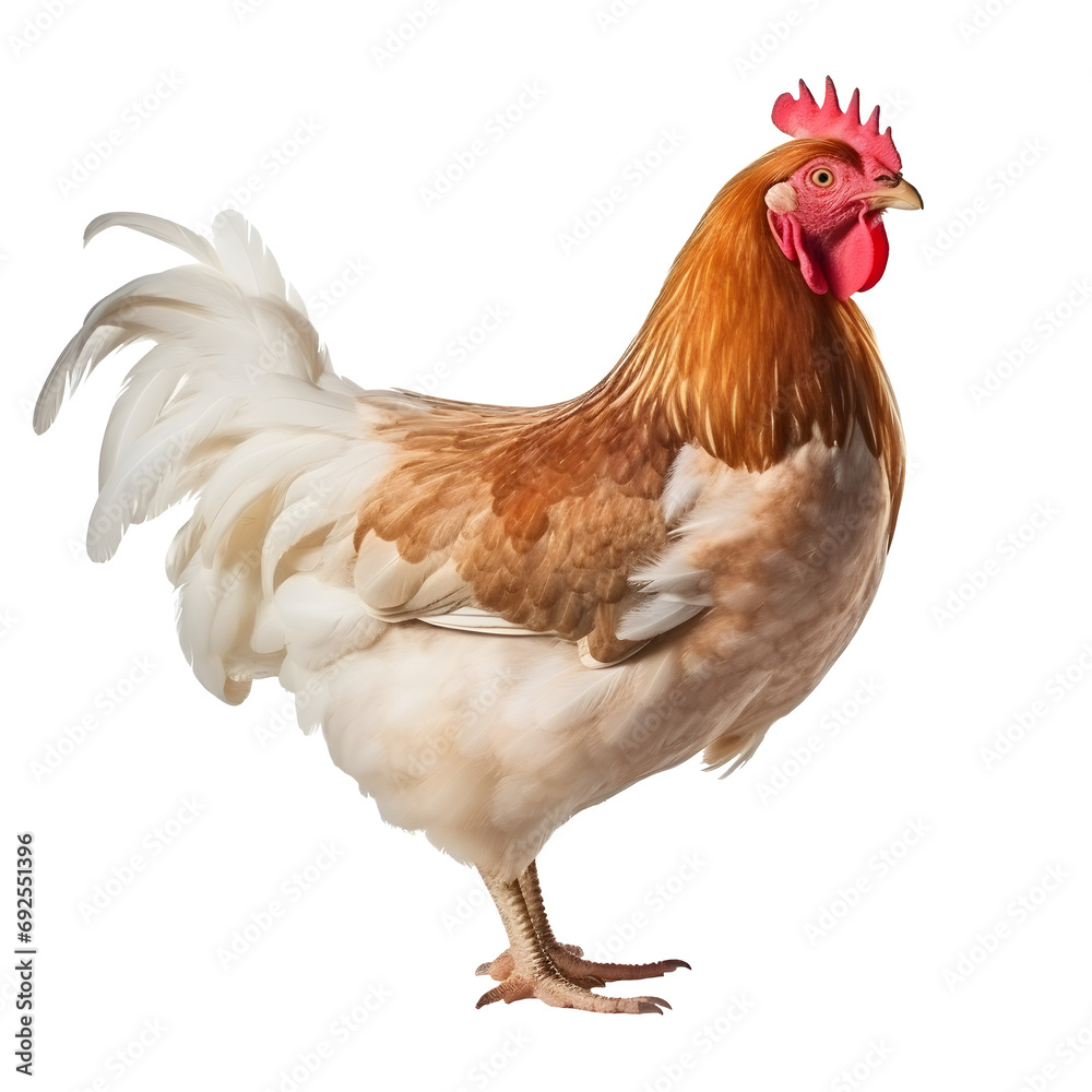 Chicken isolated on transparent background, animal clipart, no ...