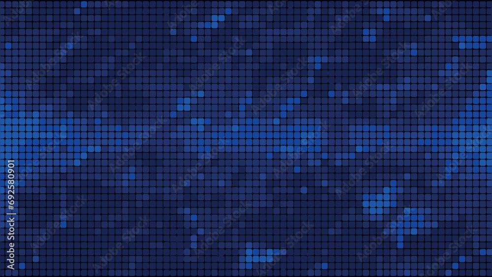 Blue pixel gradient background. Mosaic with background color change ...