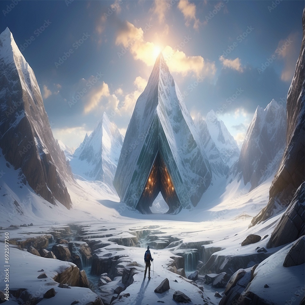 The discovery of a cryptic map that suggests there is a hidden tunnel ...